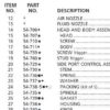 Binks Model 7 Parts and Rebuild Kit 6-188