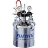 Binks 83C-221 Pressure Pot 2.8 gallon – Zinc Plated – Dual Regulator ...