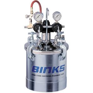 Binks 83C-221 Pressure Pot 2.8 gallon – Zinc Plated – Dual Regulator ...