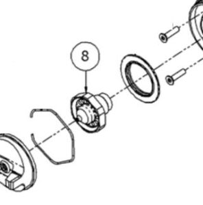 Devilbiss DV1 1.3 mm Fluid Tip Nozzle DV1-200-13B (704413)